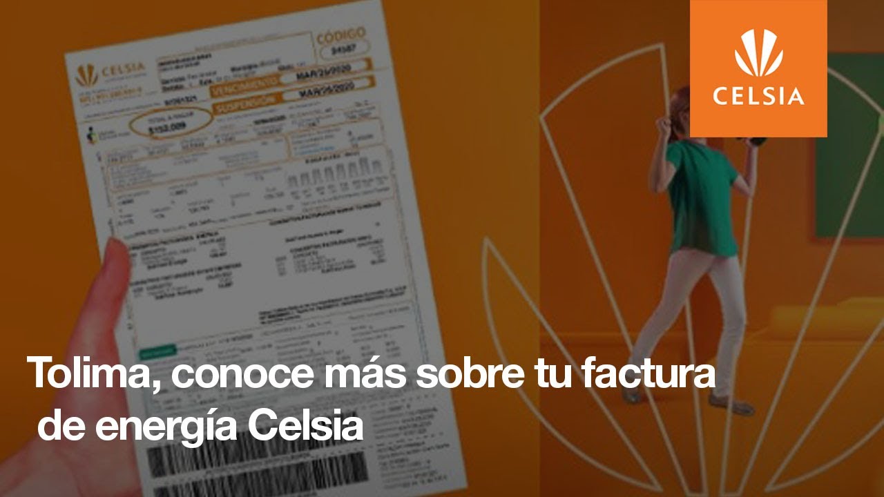 TOLIMA | Conoce más sobre tu factura de energía Celsia - YouTube