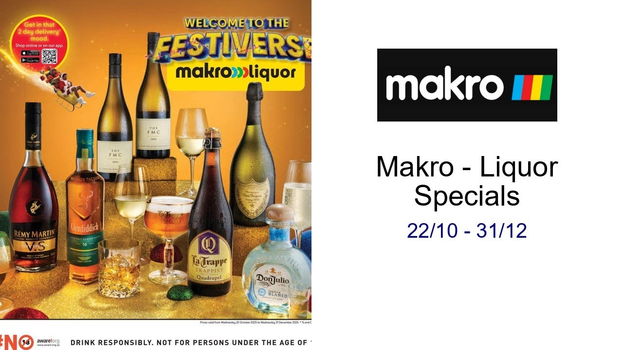 Makro - Liquor Specials 22/10 - 31/12 - YouTube