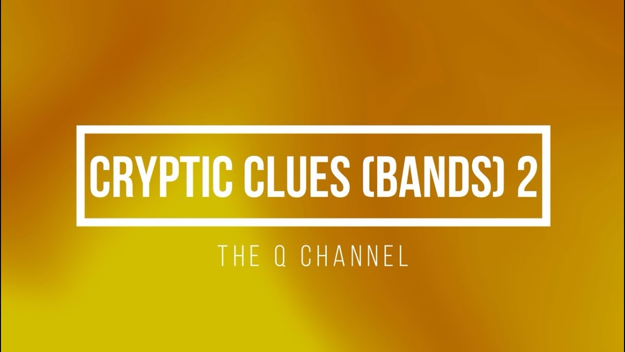 Cryptic Clues (Name the Band/Group) Quiz Round 2 - YouTube