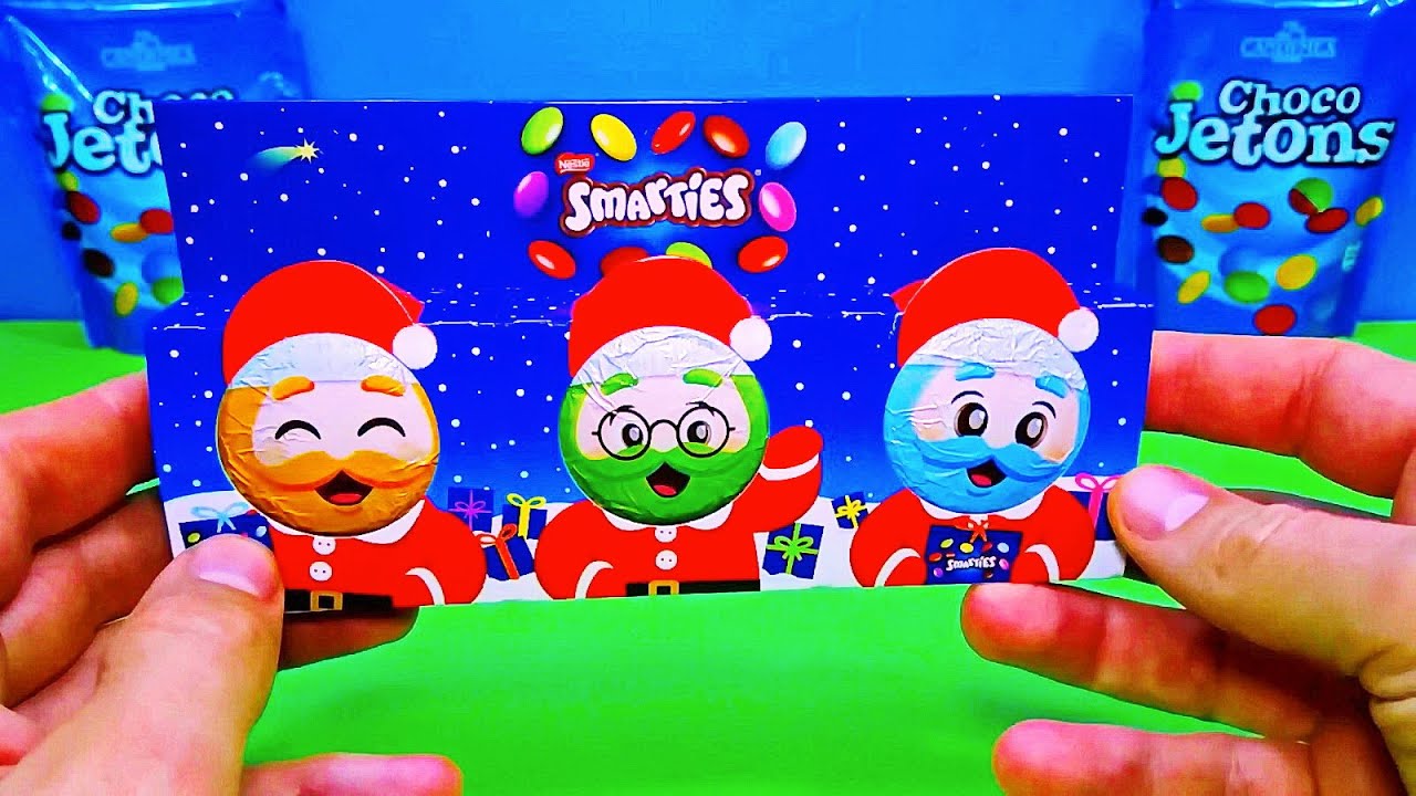 Smarties | Santa | Chocolate | Дед Мороз | Père Noël | Weihnachtsmann ...