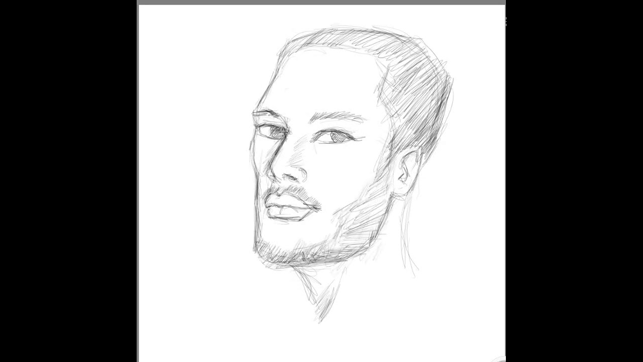 face three quarter view process video from skull2 - YouTube