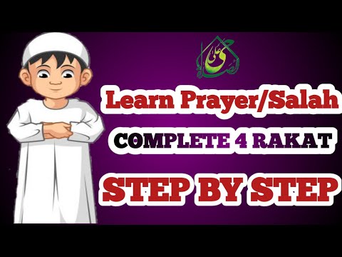 4 RAKAT SALAH/PRAYER# COMPLETE STEP BY STEP - YouTube