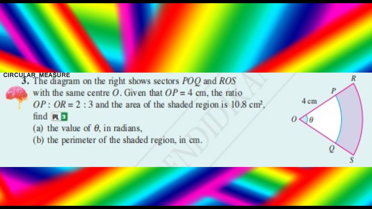 CIRCULAR MEASURE - FORM 5 - KSSM - NEW SYLLABUS -SOLUTION FOR SUMMATIVE ...