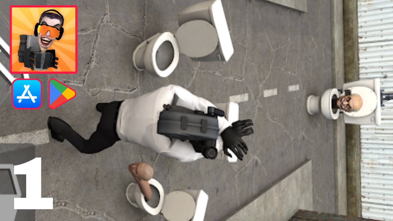 Toilet Fight: Open World | All Levels Gameplay on IOS / ANDROID ( Part ...