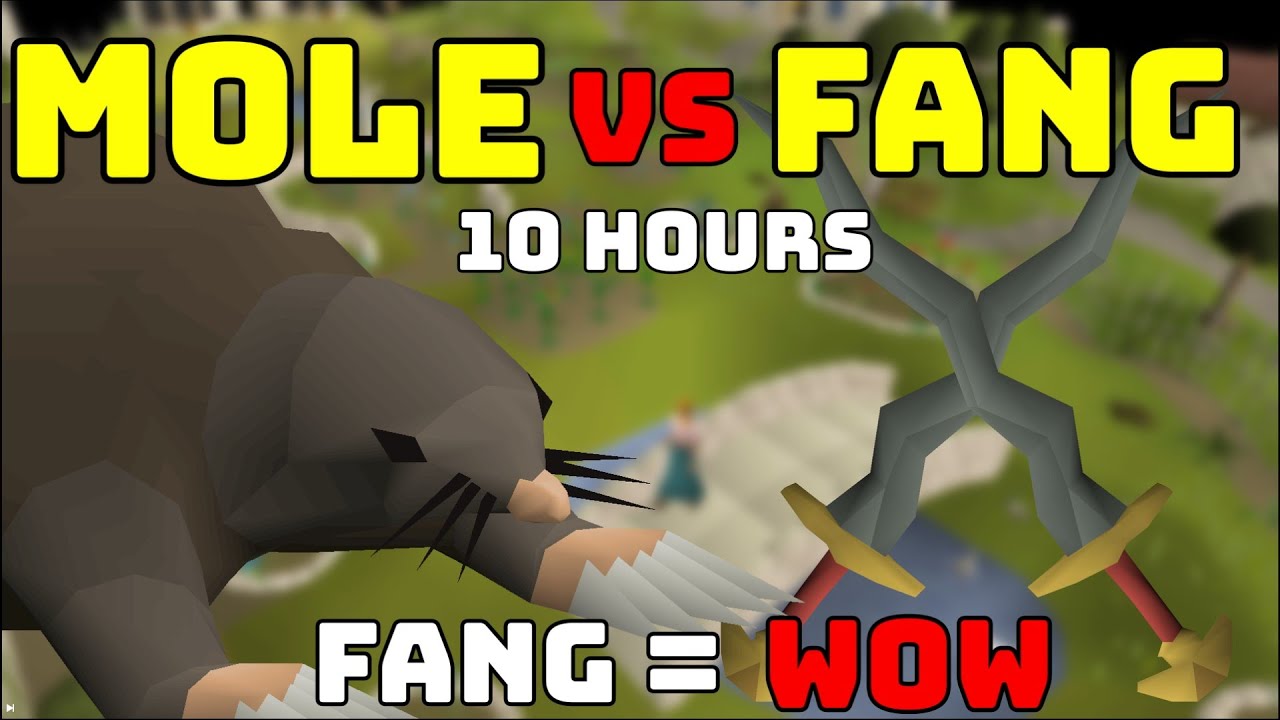 Giant Mole VS Osmumten's fang OSRS (New raids 3 weapon) | (Legendary ...