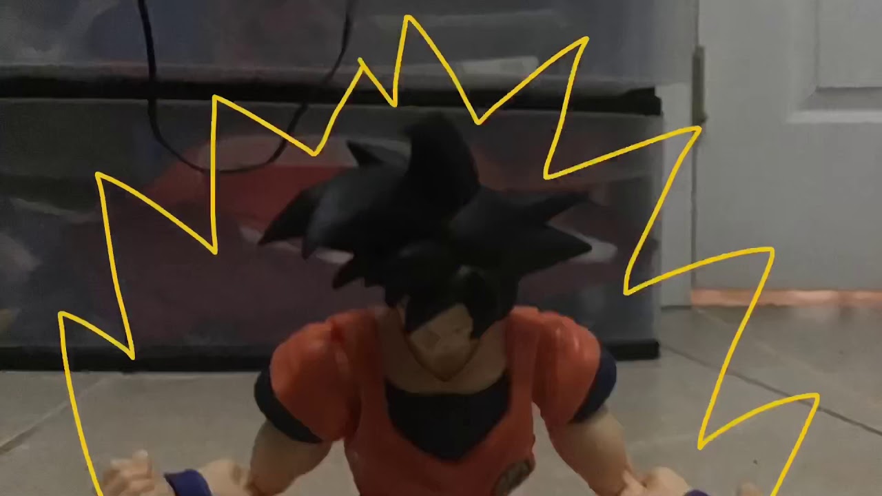 Super Saiyan Goku stop motion - YouTube