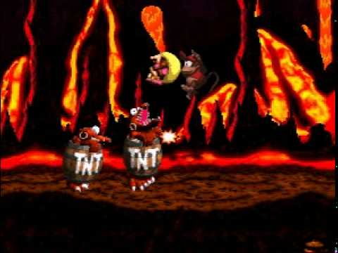 DKC2 Hard As Kongcrete - 2 Crocodile Cauldron - 1 Hot-Hair Hover (Hot ...