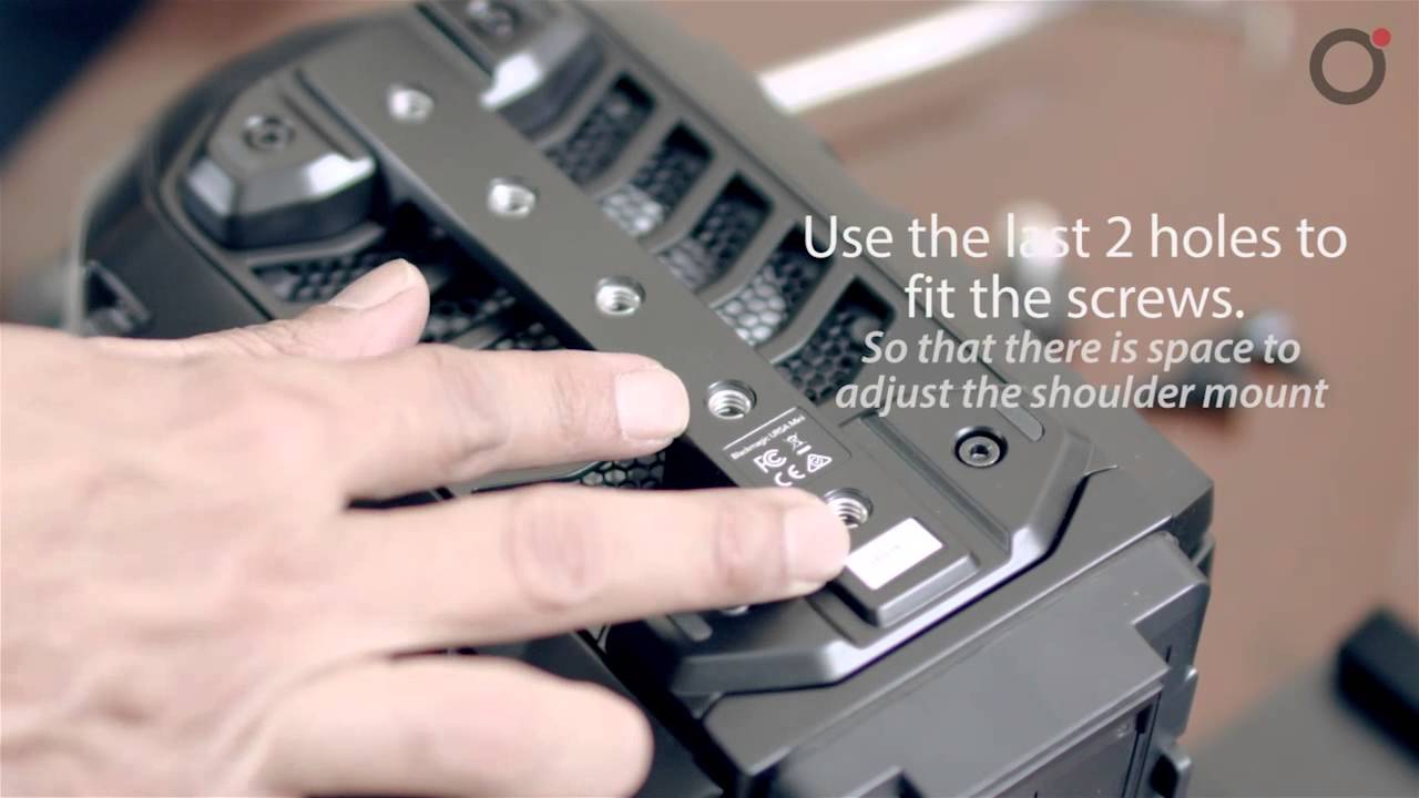 How to fix the URSA Mini Shoulder Kit - YouTube