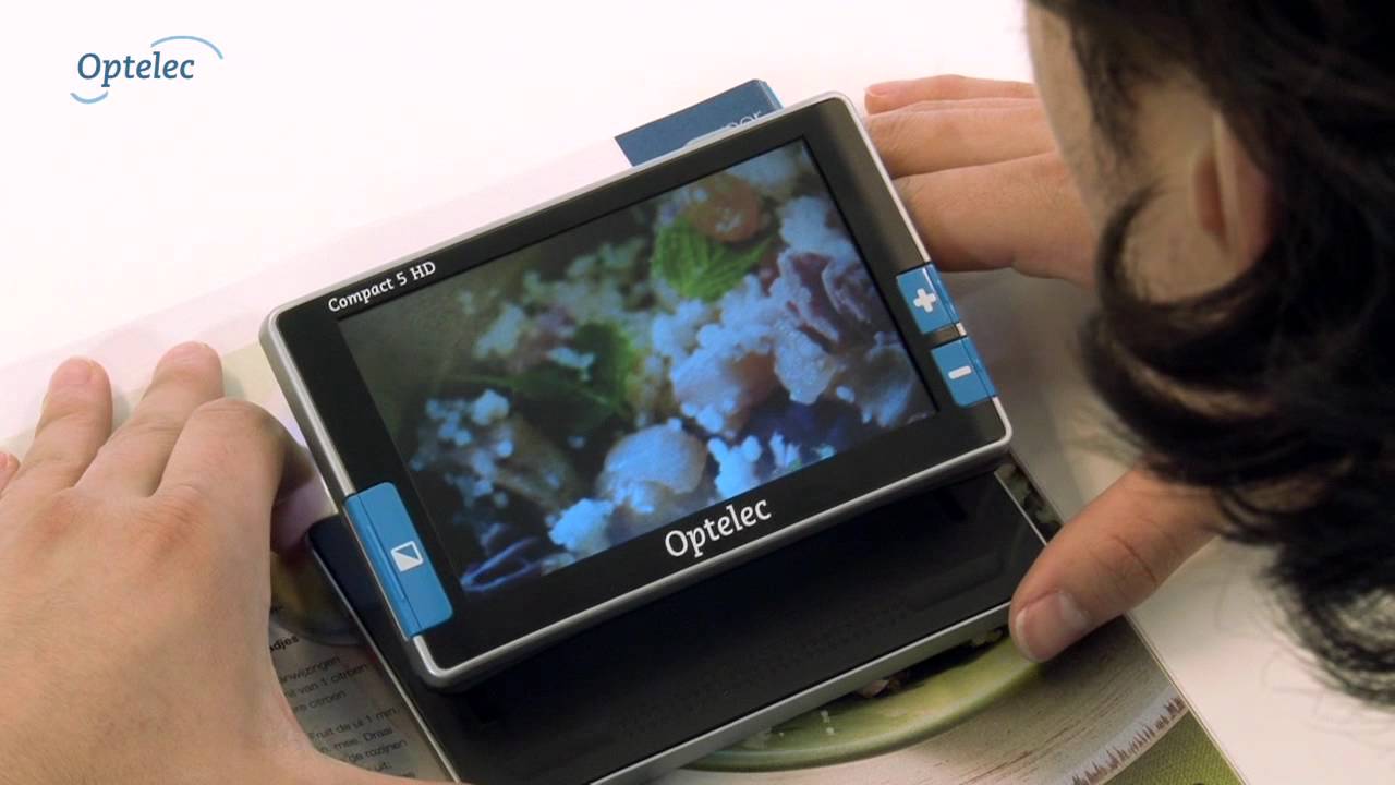 Optelec Compact 5 HD demo Español - YouTube