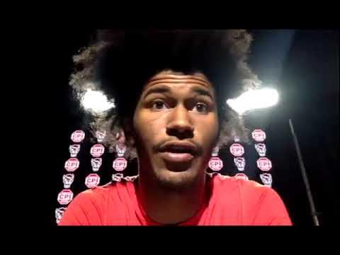 NC State WR Kevin Concepcion after Western Carolina win - YouTube