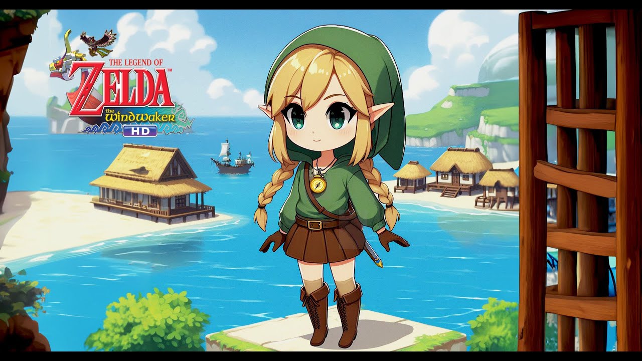 The Legend of Zelda Wind Waker HD as Linkle ⛵ - YouTube
