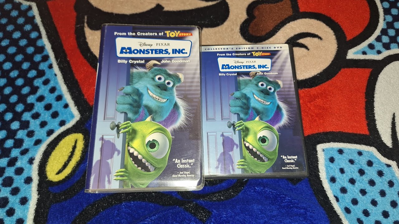 Monsters, Inc. (2001) VHS/DVD Overview (23rd Anniversary Edition) - YouTube