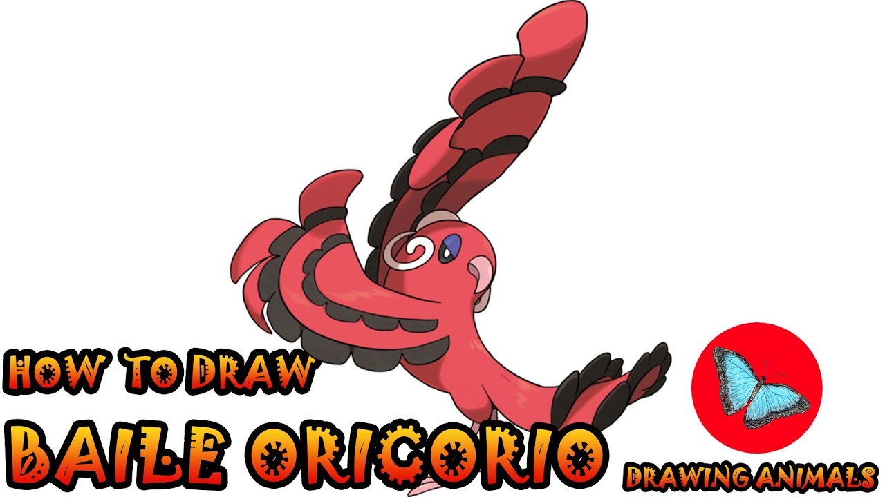 How To Draw Baile Oricorio Pokemon | Drawing Animals - YouTube