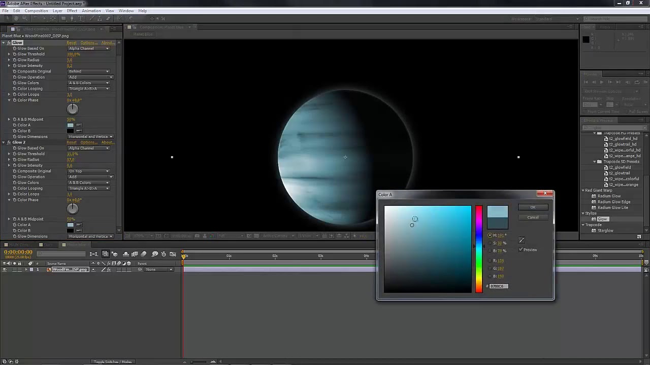 After Effects Tutorial create Stars and Planets - YouTube