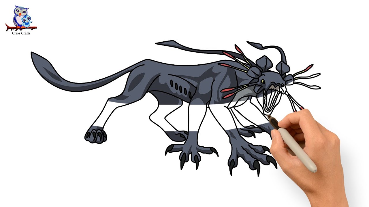 How to Draw Thanator Pandora Forest Animal - Avatar - YouTube