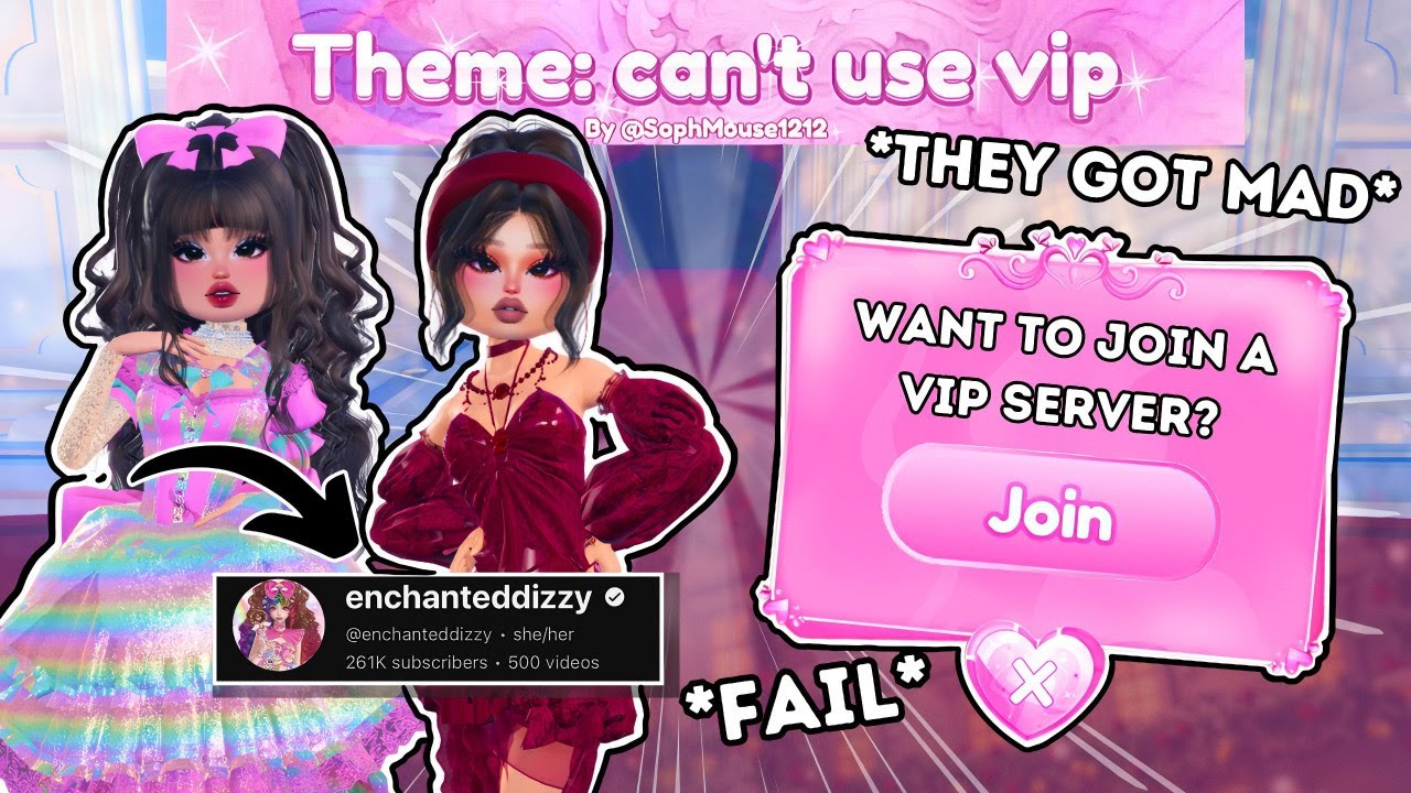 BUYING *NO USING VIP* THEMES IN VIP SERVERS W/ @enchanteddizzy IN DRESS ...