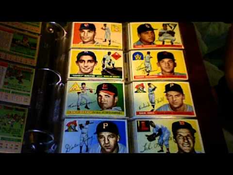 My 1955 Topps Complete Set. - YouTube