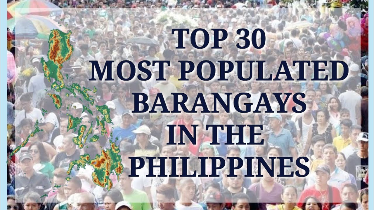 Pateros Population Per Barangay at Nelson Roberto blog