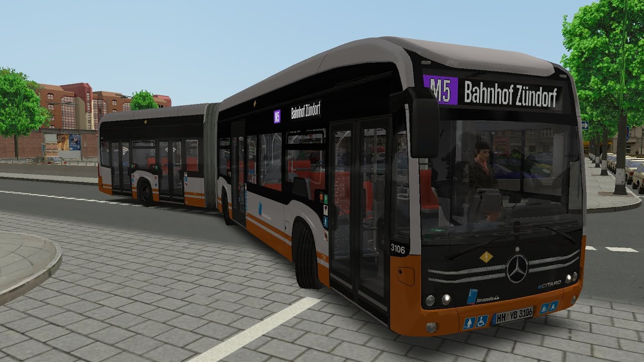 La STIB sur OMSI 2 | 18: Mercedes-Benz eCitaro G | Winsenburg 2015 ...