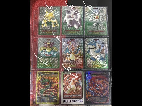 Pokemon card 1996 & 1997 Carddass fakes
