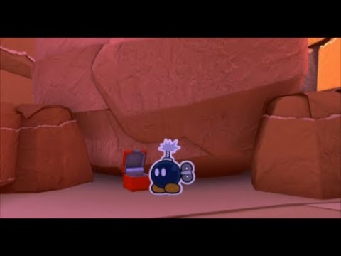 Paper Mario The Origami King Cutscene Bob-omb's sacrifice - YouTube