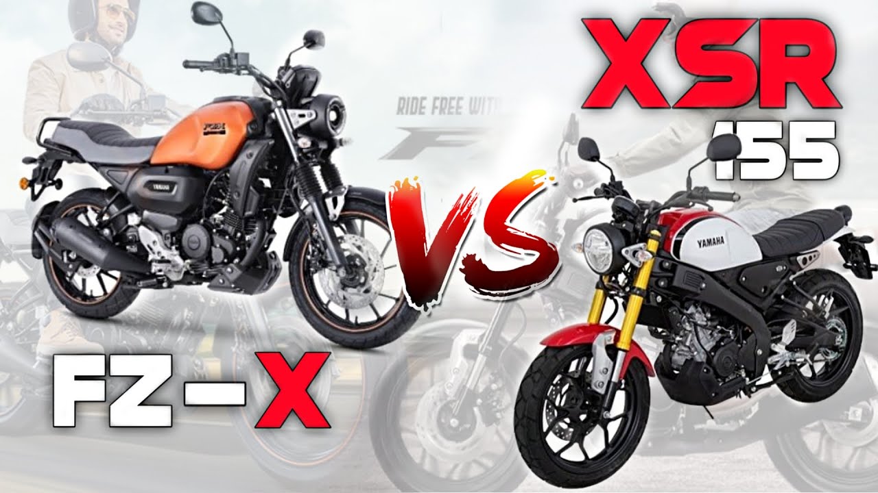 Yamaha XSR 155 Vs Yamaha FZ-X 150 Detailed Comparison | FZ-X vs XSR 155 ...