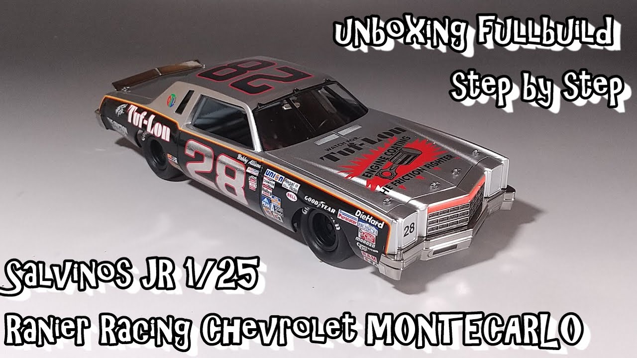 unboxing fullbuild Salvinos JR 1/25 NASCAR ’81 Chevrolet Montecarlo ...