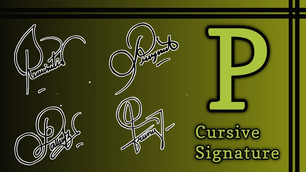 How to create my name signature | Signature style of your name | P ...