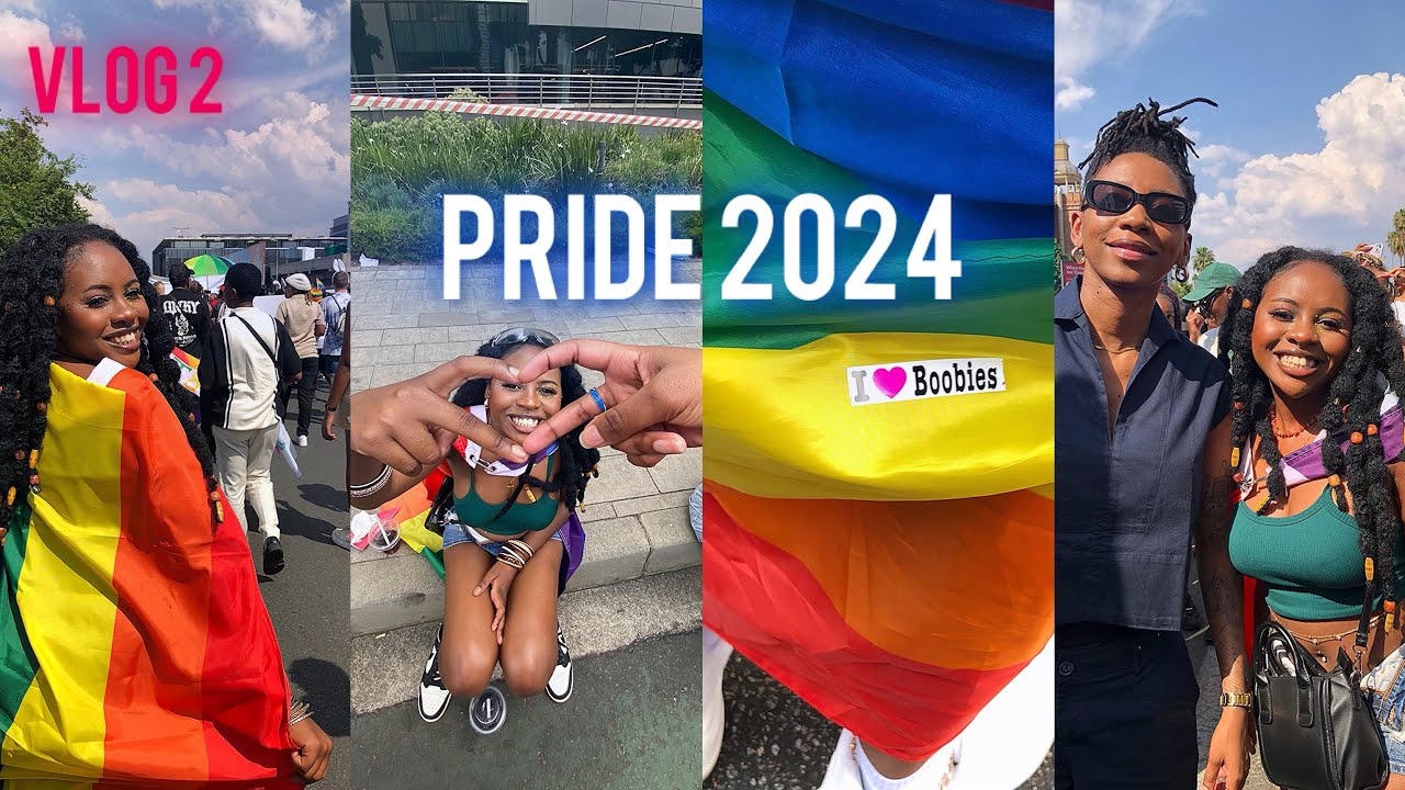 PRIDE MARCH JHB 2024🏳️‍🌈🥳| Mbalz Maboneng | Southafricanyoutuber - YouTube