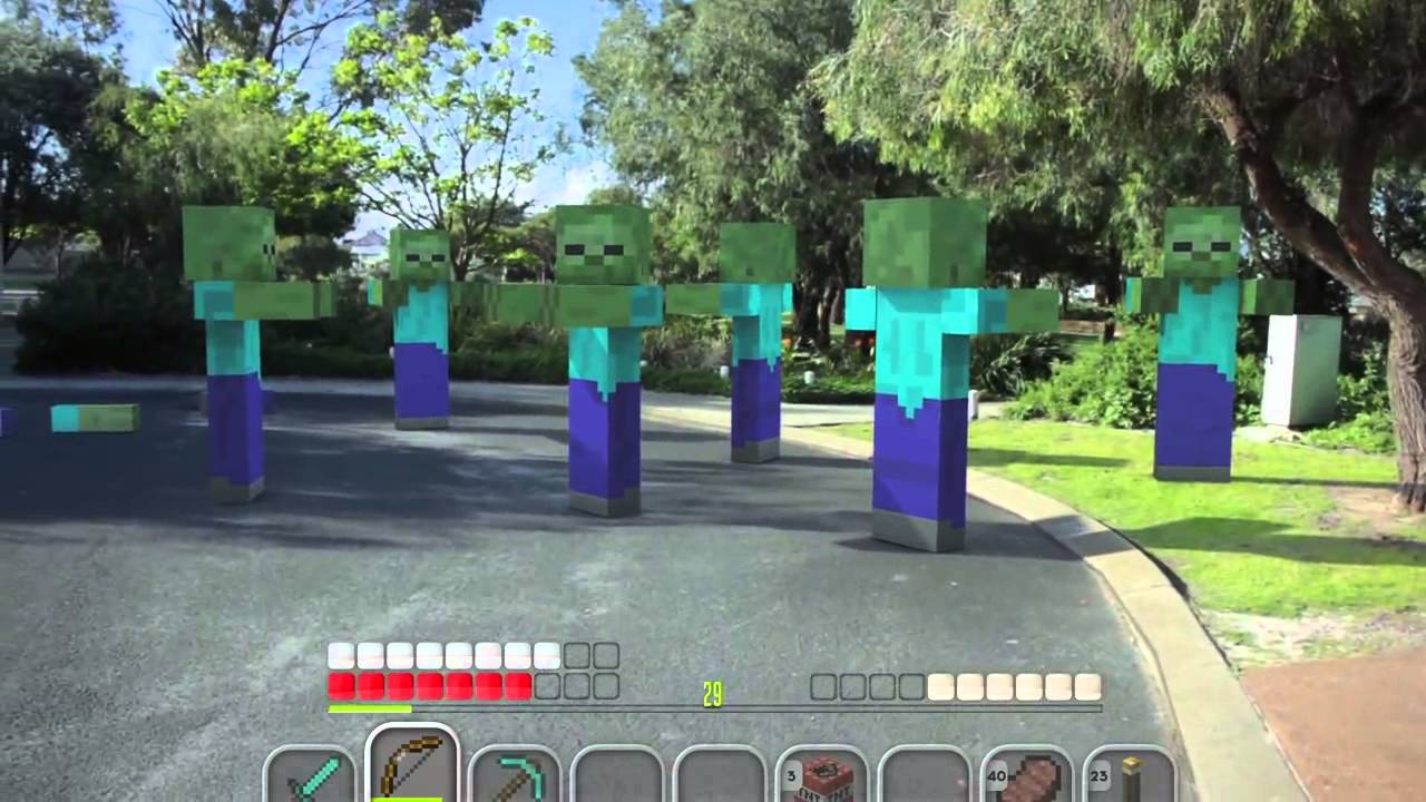 Minecraft real life - YouTube