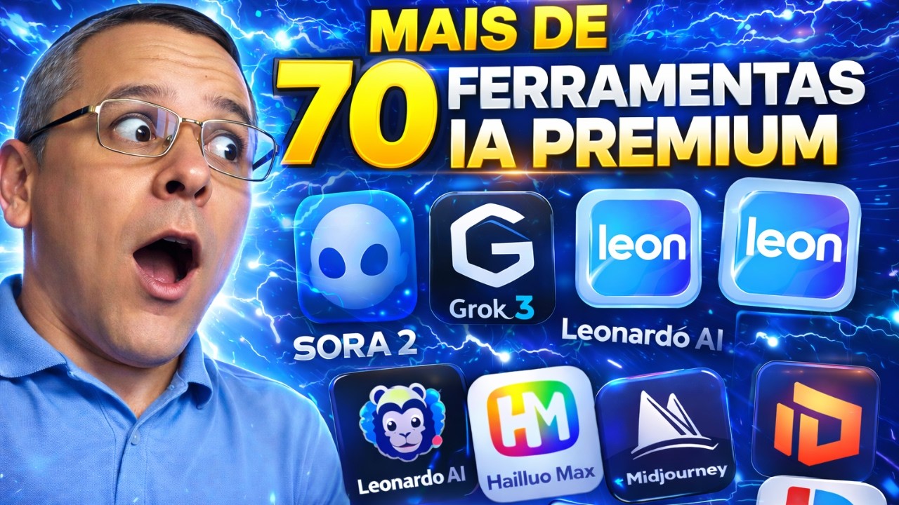 PAK FERRAMENTAS PREMIUM: SORA 2, GROK 3, LEONARDO IA, HAILUO MAX, GAMMA ...