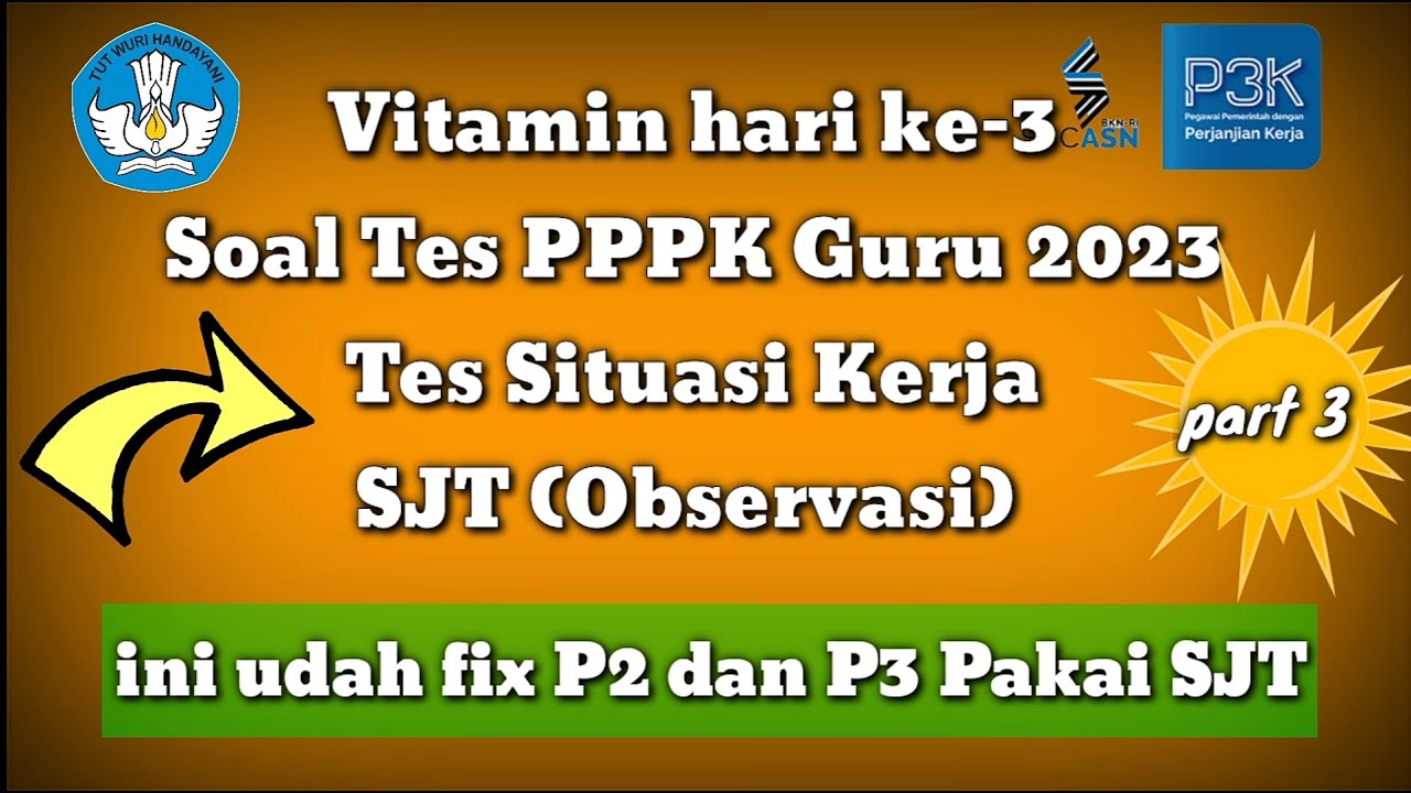 Soal PPPK Guru 2023 !! Bocoran harike 3 PPPK Guru 2023 - YouTube
