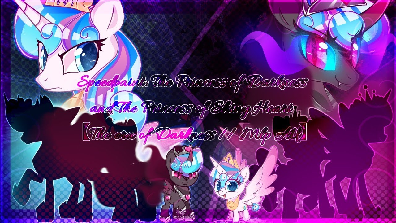 Speedpaint: The Princess of Darkness and The Princess of Shiny Heart ...