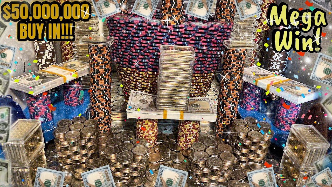 $50,000,000.00 BUY IN, 1,200 QUARTER CHALLENGE, HIGH RISK COIN PUSHER ...