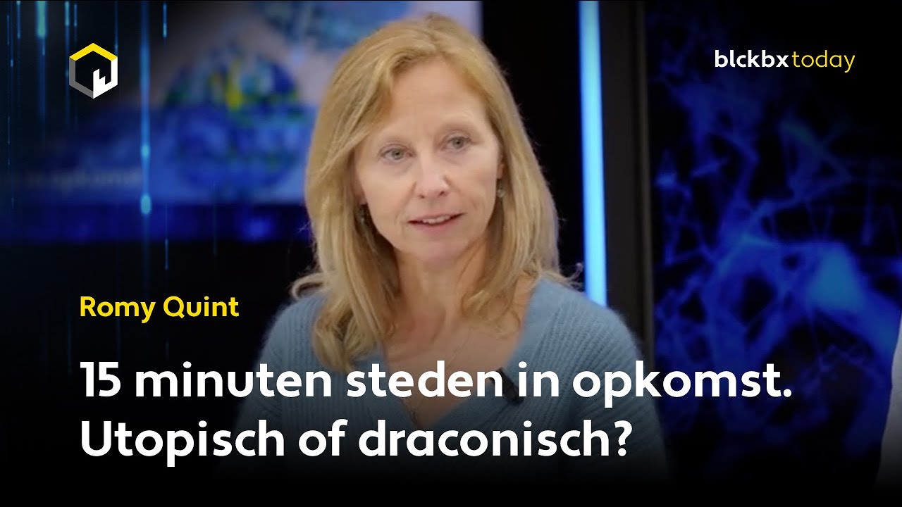 15 minuten steden in opkomst. Utopisch of draconisch? - Romy Quint - YouTube