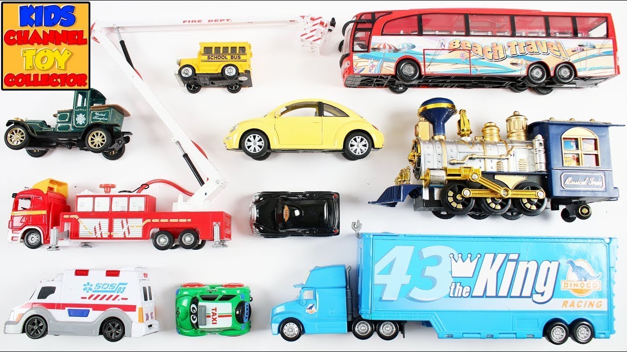 Learn Different Types Of Cars And Trucks For Kids + More Toys Videos ...