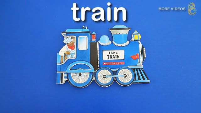 I Am A Train Book - A board book shaped like a Train - YouTube
