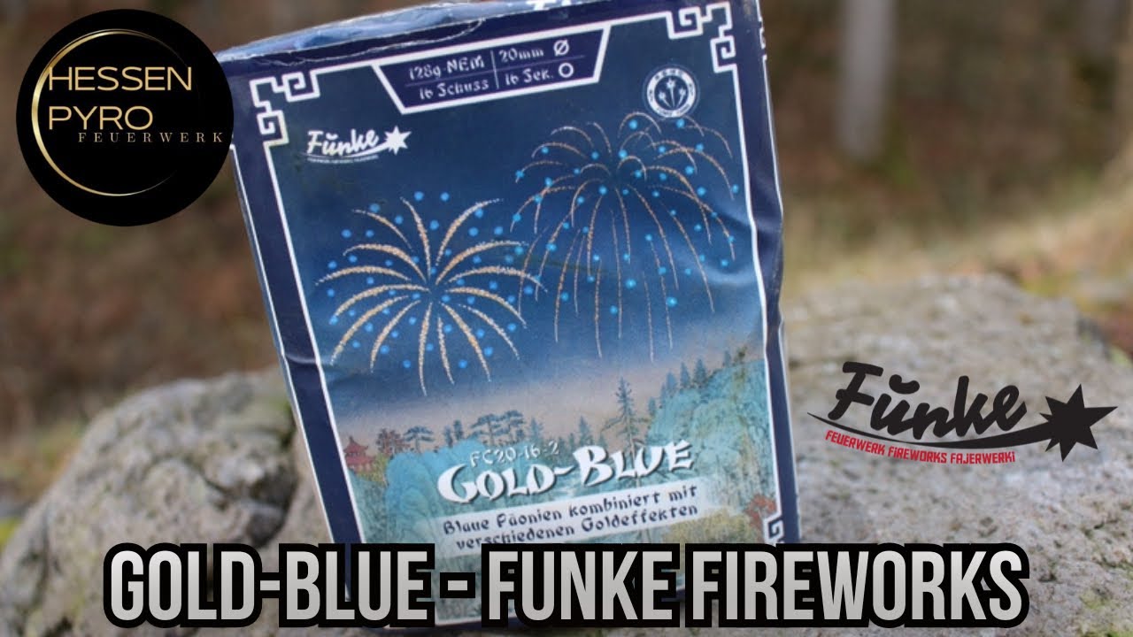 Gold-Blue - Funke Fireworks - YouTube