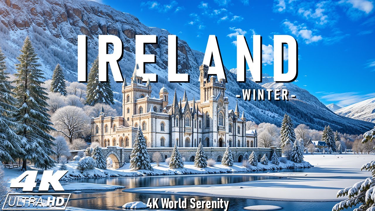 Winter in Ireland 4K ️Explore Misty Landscapes, Cozy Villages, and ...