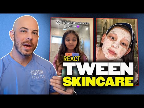 Outrageous Tween Skincare Routines! 😱 Derm Reacts