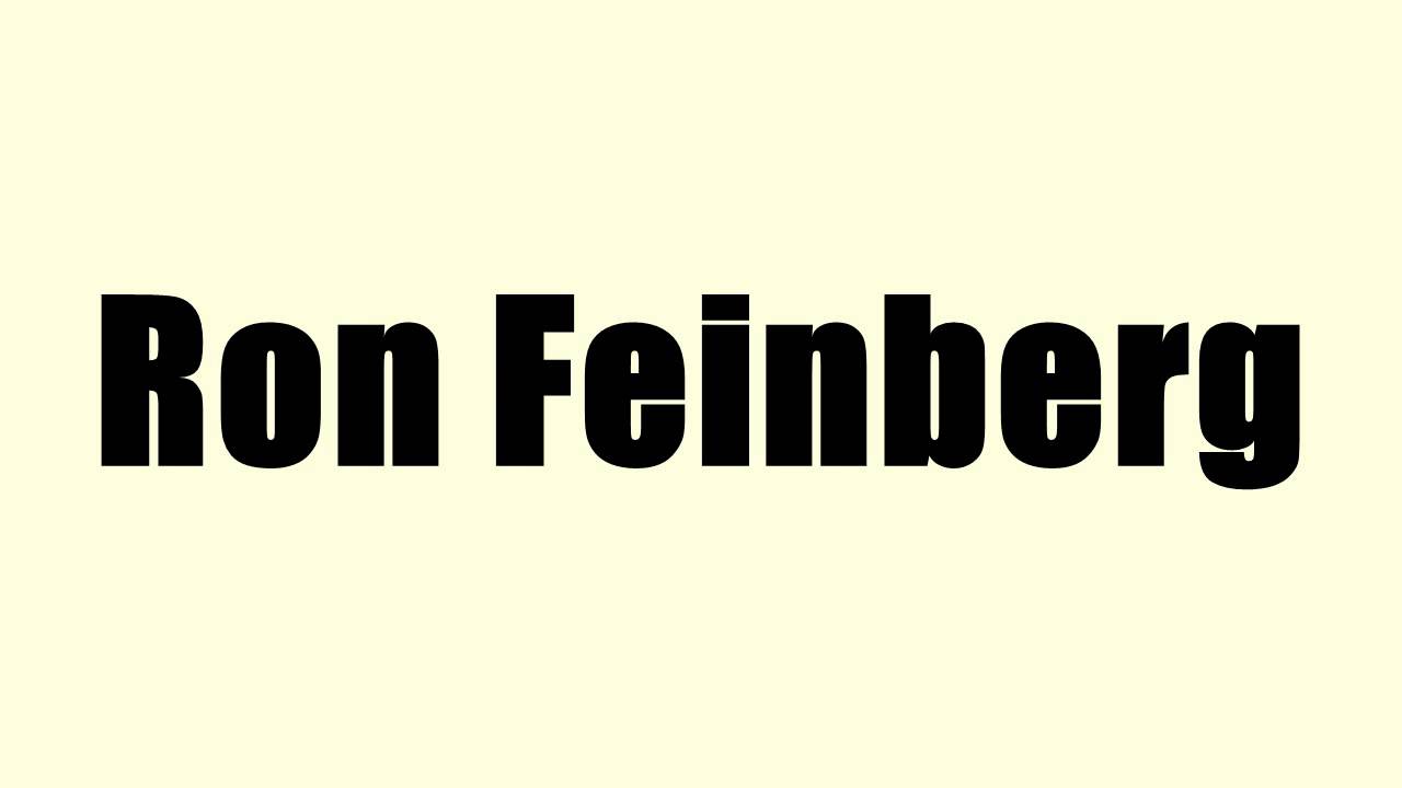 Ron Feinberg - YouTube