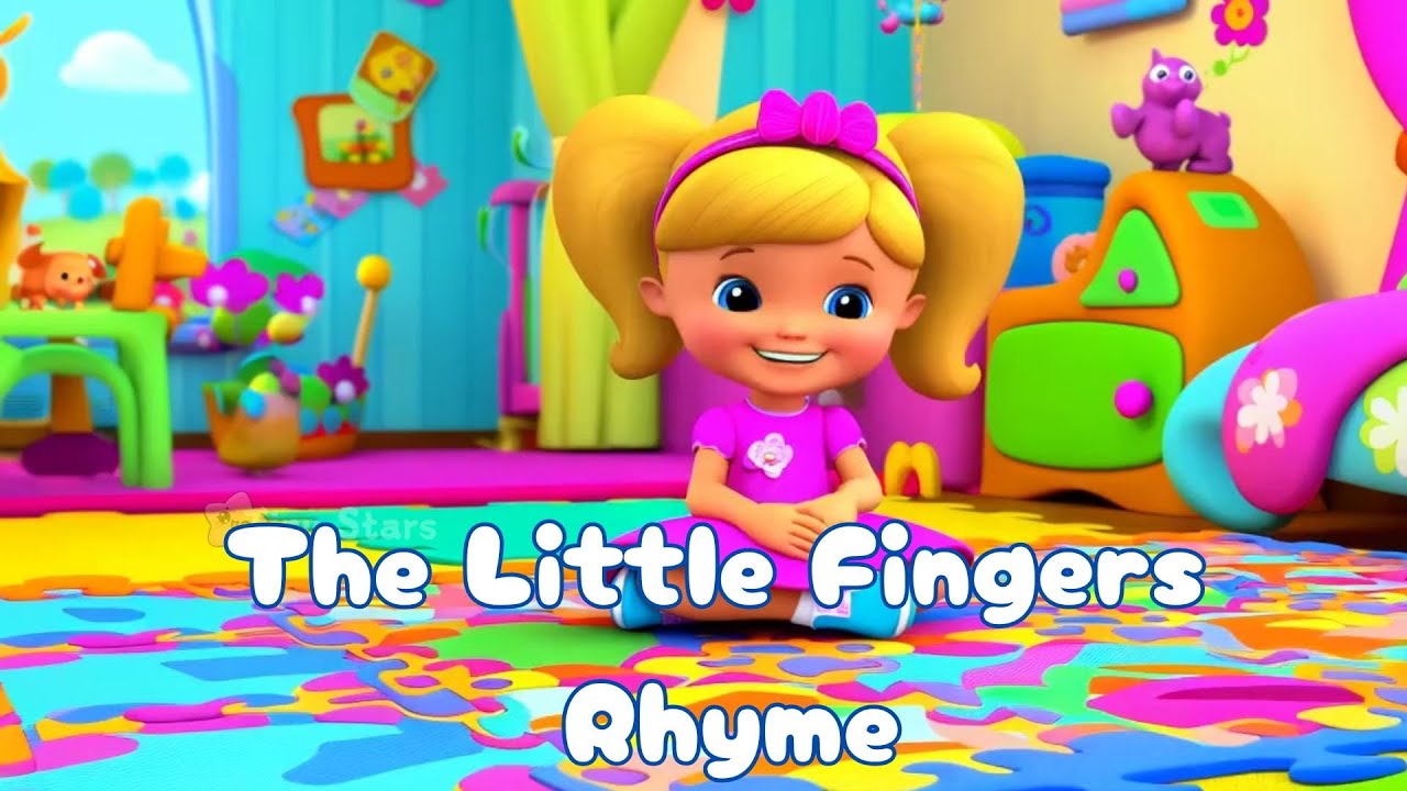 🎶The Little Fingers | Fun & Engaging Nursery Rhyme for Kids | Animated ...