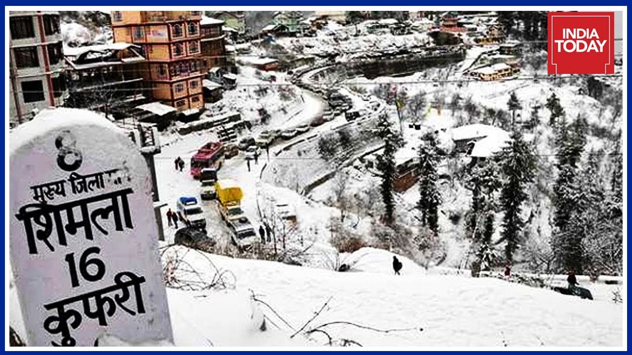 Heavy Snow Fall In Jammu & Kashmir, Winter Arrives - YouTube