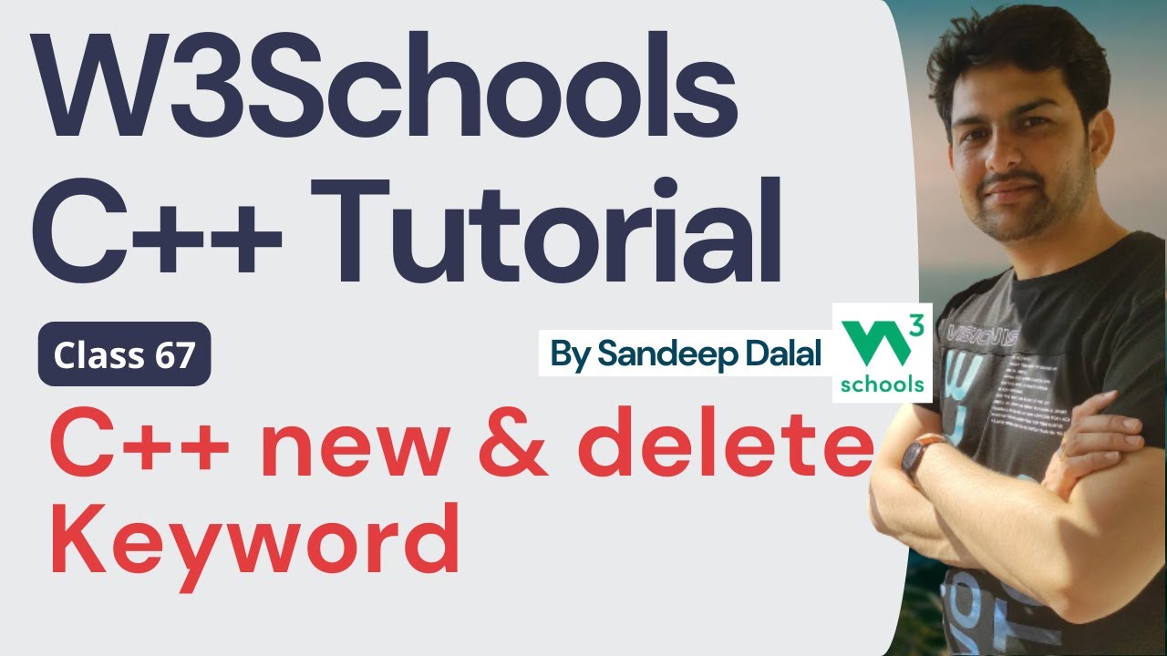 C++ Tutorial • C++ new and delete Keyword • W3Schools • Object Oriented ...