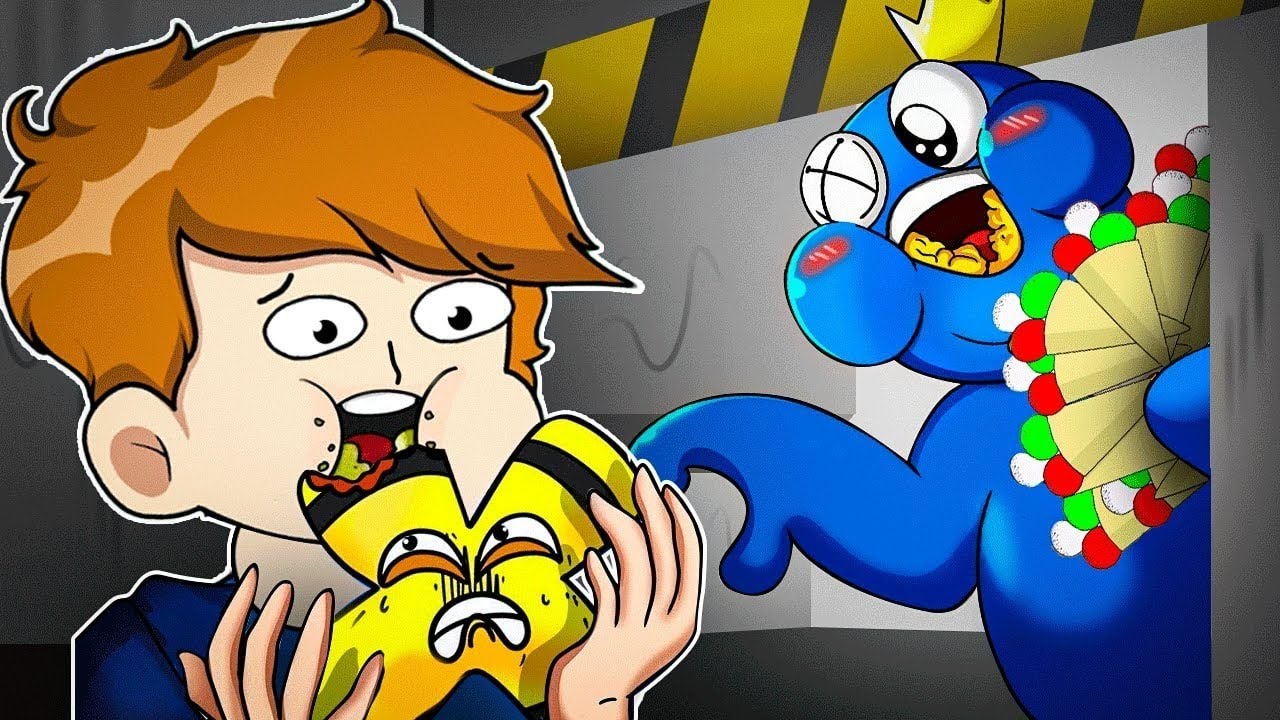Delicious Rainbow Friends Tasty Ice Cream From Blue and Red! | Marky ...