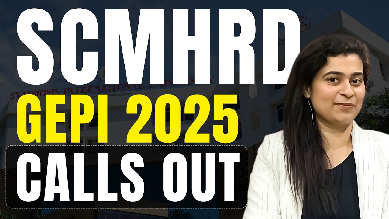 SCMHRD 2025 GEPI Calls Out | How To Fill GEPI Application Form ...