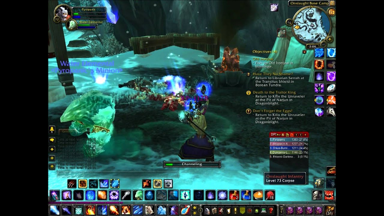 World of warcraft aoe grinding - YouTube