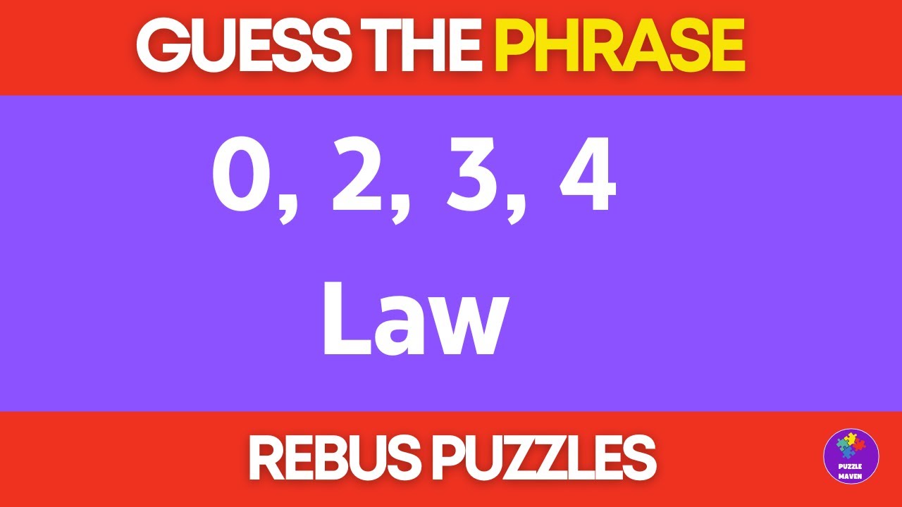 Rebus Puzzles With Answers: Guess the Phrase 34 - YouTube