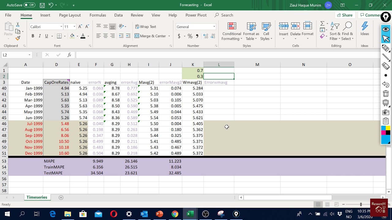 Forecasting 11 Weighted Moving Average Forecast YouTube forecasting-11-weighted-moving-average-forecast-youtube