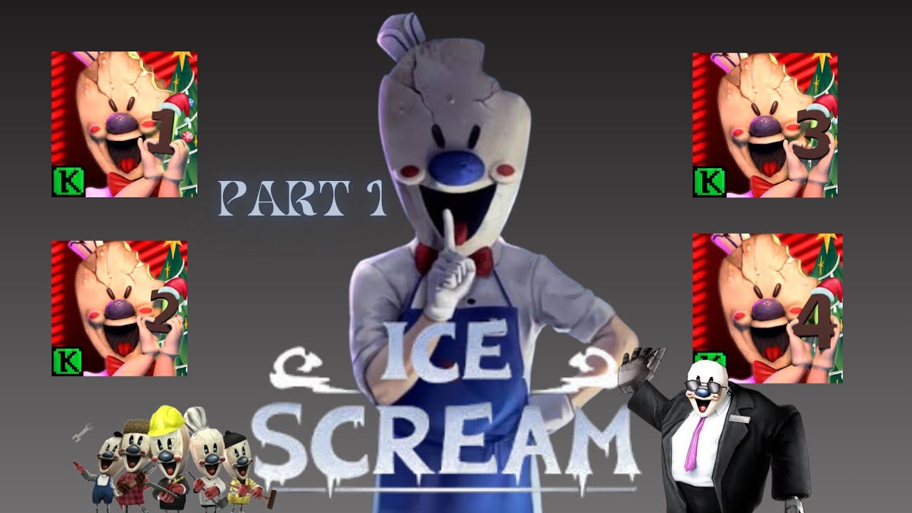 ICE CREAM HORROR GAME - GAMEPLAY FULL GAME 1,2,3,4 - YouTube